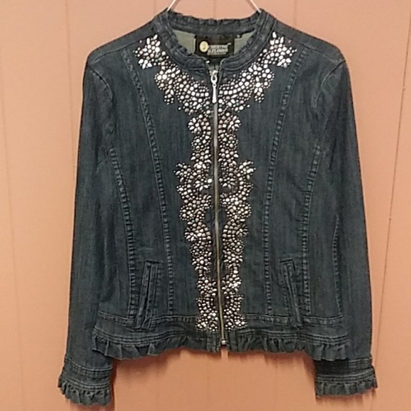 Christine Alexander | Jackets & Coats | Christine Alexander Cropped ...